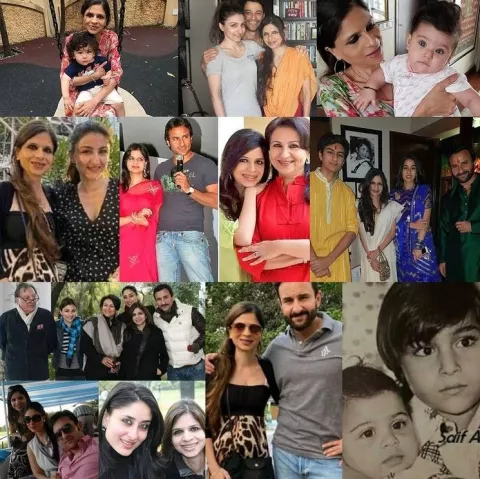 Unseen Picture Of Saif, Saba And Soha's Grandparents, Sajida Sultan And ...