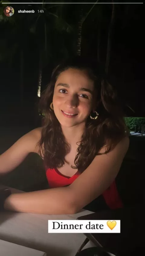 Alia Bhatt Flaunts Colour Of Love As OOTN For Date With Her 'Favourite ...