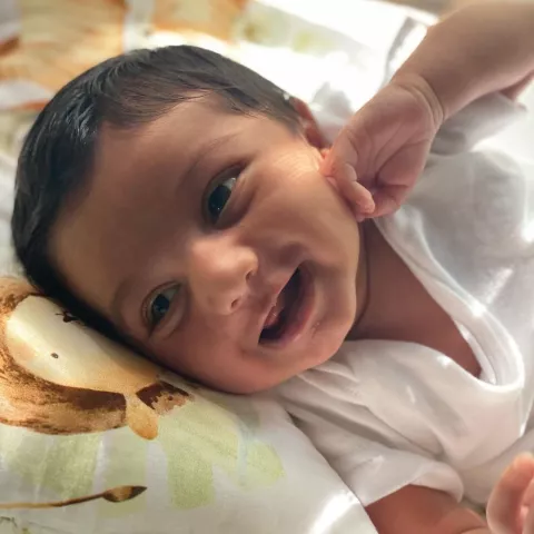 Anita Hassanandani's Baby Boy, Aaravv Reddy Looks Like His Daddy But He ...