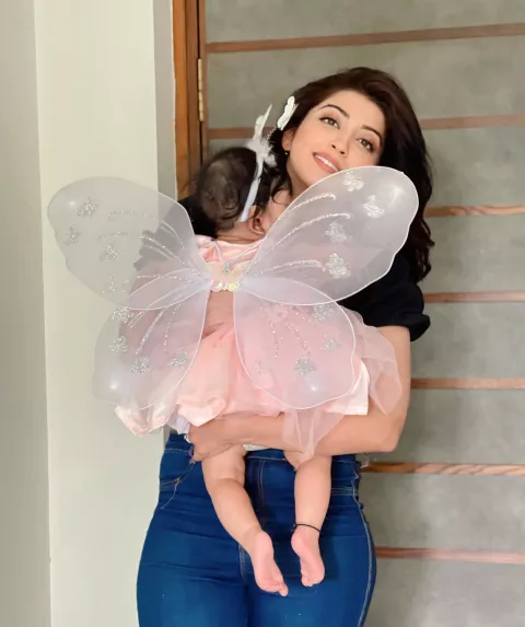 'Hungama 2' Fame, Pranitha Subhash Decks Up Her 4-Month-Old Baby Girl ...