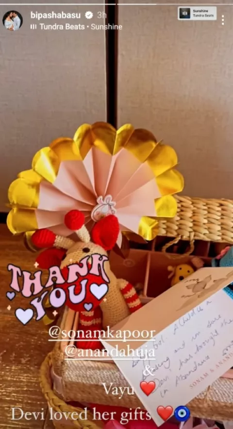 Bipasha Basu's Daughter, Devi Receives A Beautiful Gift From Sonam ...