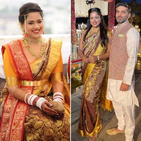 Sameera Reddy Repeats Her Wedding Saree After 8 Years, Recreates It ...