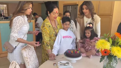 Shilpa Shetty Kundra's Daughter, Samisha Shetty Kundra Dances With ...