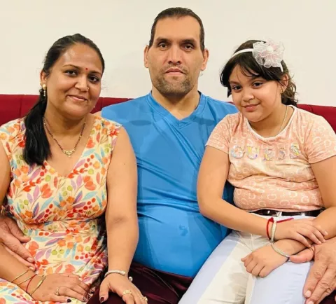The Great Khali's Love Story With His Wife, Harminder Kaur Shows Rare ...