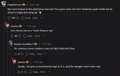 Gauri Khan Designs Trolled For Selling Rs. 1.5 Lakhs Shell Lamp, 'Rs ...