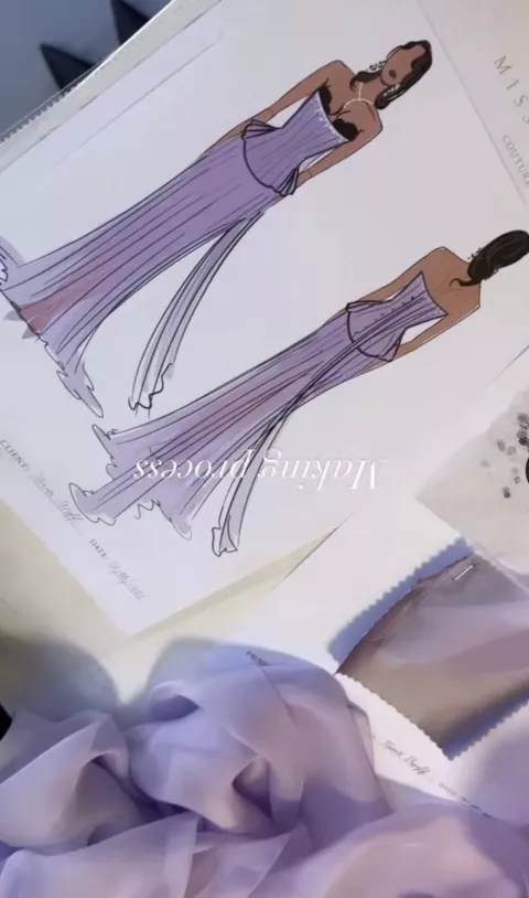 Tania Shroff Stuns In A Lilac Custom-Made Corset Gown From Miss Sohee ...