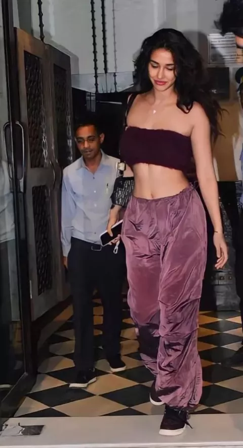 Disha Patani Stuns In A Tube Top With Comfy Trousers For Latest Look ...