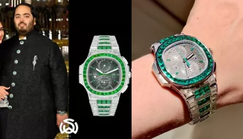 Anant Ambani's VVIP Patek Philippe Watch Featuring Emeralds And ...