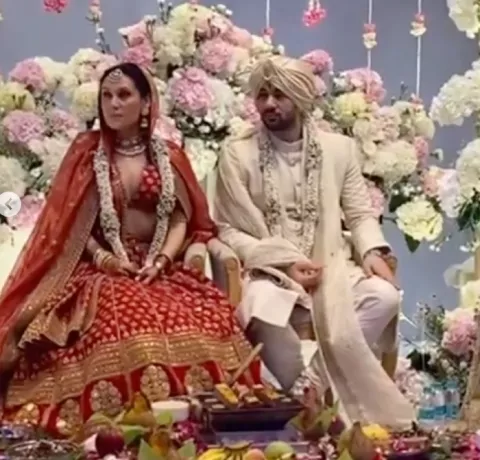 Sunny Deol's 'Bahu', Drisha Acharya's Makes A Cute Bridal Entry On 'Din ...