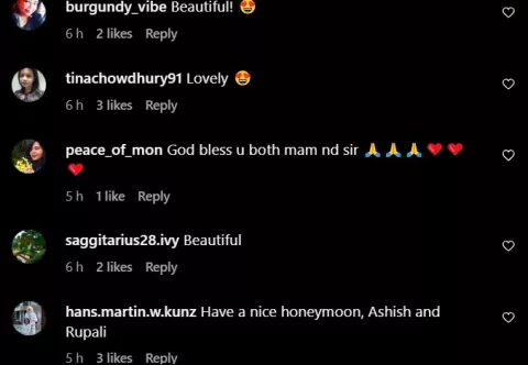 Ashish Vidyarthi's Wife, Rupali Barua Drops Mushy Picture With Hubby As They Enjoy Honeymoon In Bali