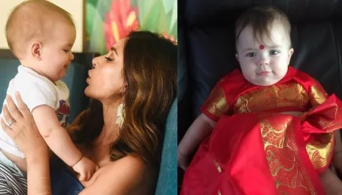 Lisa Ray Shares Adorable Picture Of Her Little Daughter Wearing A ...