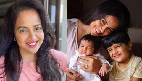 Sameera Reddy Puts On Her 'Mommy Swag' As She Grooves With Her Little ...