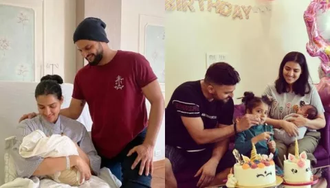 Suresh Raina Posts An Adorable Picture Of His Baby Boy