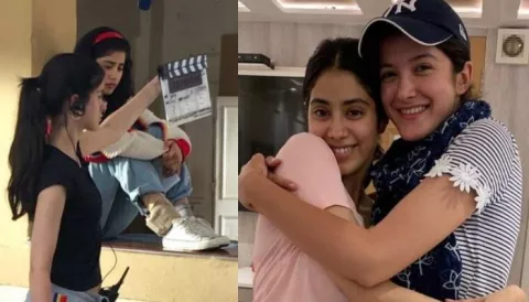 Shanaya Kapoor Learnt The Ropes On Sister Janhvi Kapoor's 'Gunjan ...