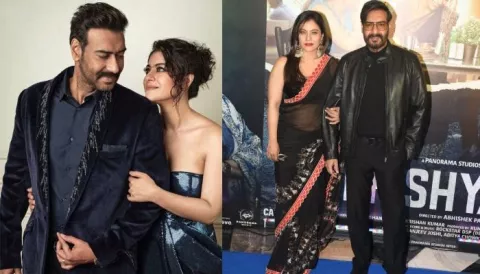 Ajay Devgn And Kajol Shell Out Couple Goals As They Twin In Black For ...