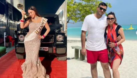 Shraddha Arya And Her Husband, Rahul Nagal, Celebrate Her Big Win At ...