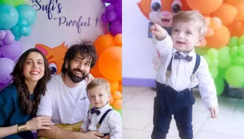 Jankee Parekh Shares A Video Of 1-Year-Old Son, Sufi Playing A Tiny ...