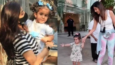 Shilpa Shetty Kundra's Daughter, Samisha Shetty Kundra Gives A Flying ...