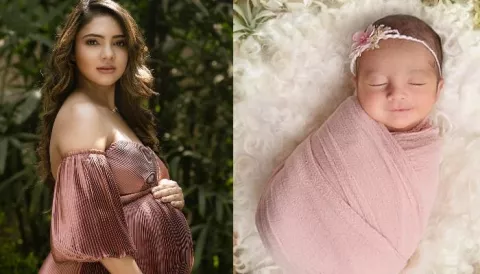 Pooja Banerjee Shares An Adorable Picture Of Her Newborn Baby Girl ...