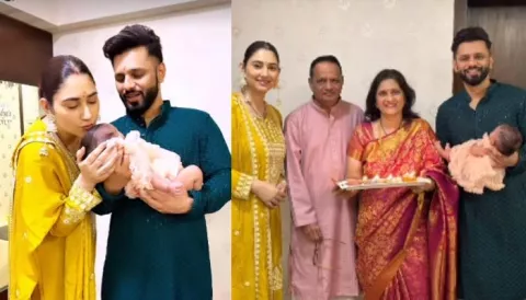 Rahul Vaidya Reveals Daughter Wore Her 1st Jewellery On Diwali, Adds 'I ...
