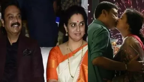 Mahesh Babu's Brother, Naresh's 3rd Wife Reacts As His Kissing Video ...