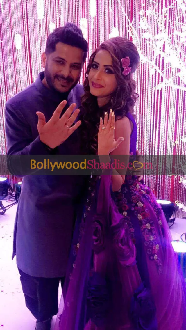 EXCLUSIVE: Unseen Pictures And Videos Of Dimple Jhangiani's Engagement ...