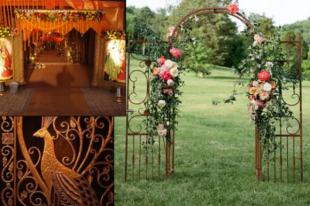 5 Prettiest Ways You Can Add A Metallic Touch To Your Wedding Decor