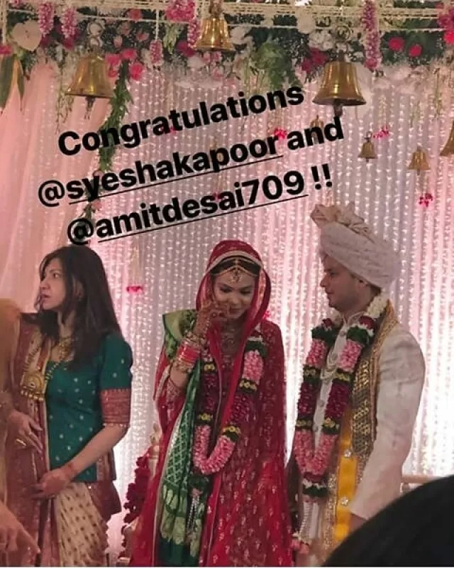 Alka Yagnik's Daughter Syesha Kapoor Ties The Knot With Fiance, Amit ...