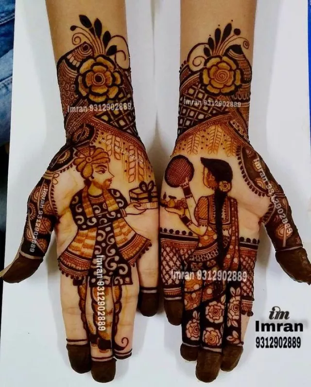 10 Unique Karwa Chauth Mehendi Designs Trending 2021 Festive Season And ...
