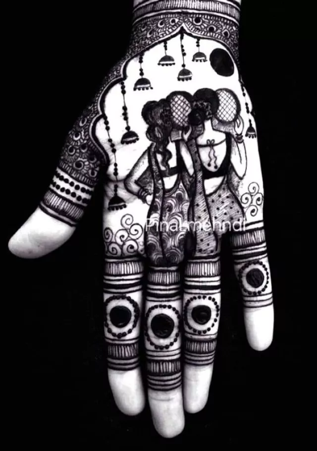 10 Unique Karwa Chauth Mehendi Designs Trending 2021 Festive Season And ...