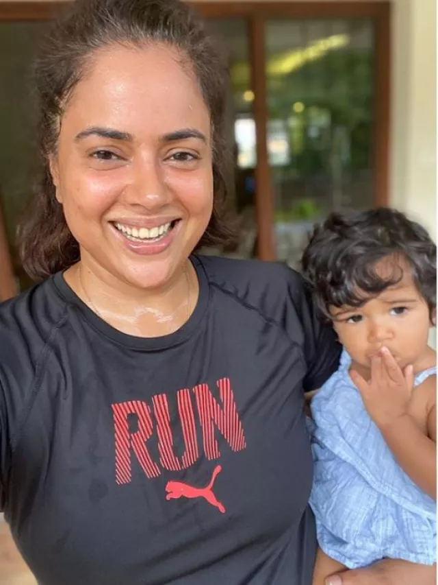 Sameera Reddy Shares The First Photo Of Her Baby, Nyra From Hospital ...