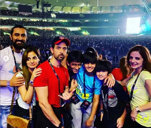 Ex-Couple Sussanne Khan And Hrithik Roshan Welcome New Year Together ...