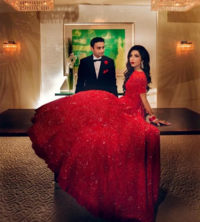 10 Popular Fashionistas And Their Outrageous Wedding Reception Outfits ...