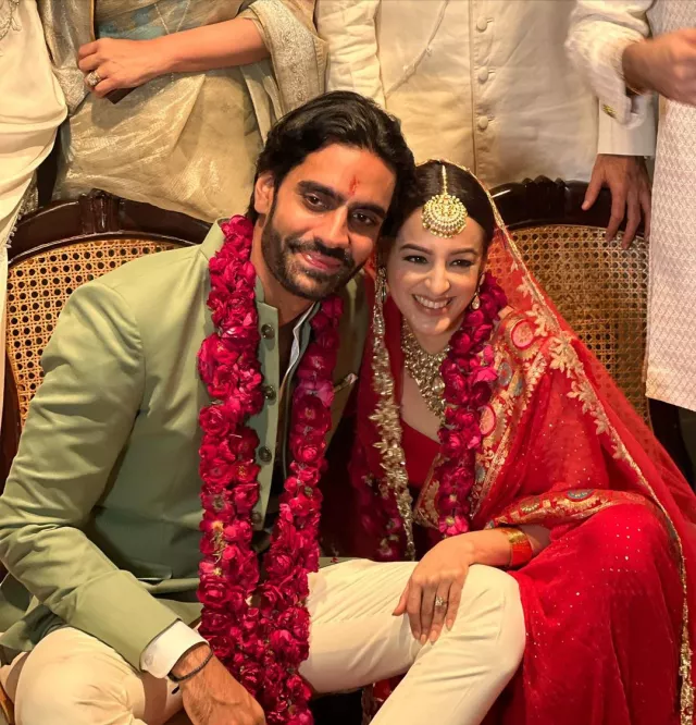 Bride Repurposed Her Great Grandmom's Antique Saree Border And Wore Her 'Nani's Heirloom Jewellery