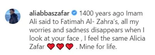 Ali Abbas Zafar Welcomes His Wife, Alicia Zafar Into His Family, Shares ...