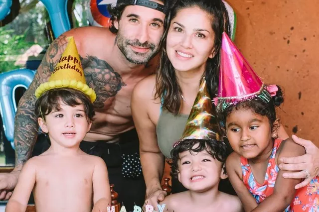 Sunny Leone Asks Son, Asher Singh Weber 'Who Made Him Beautiful' And ...