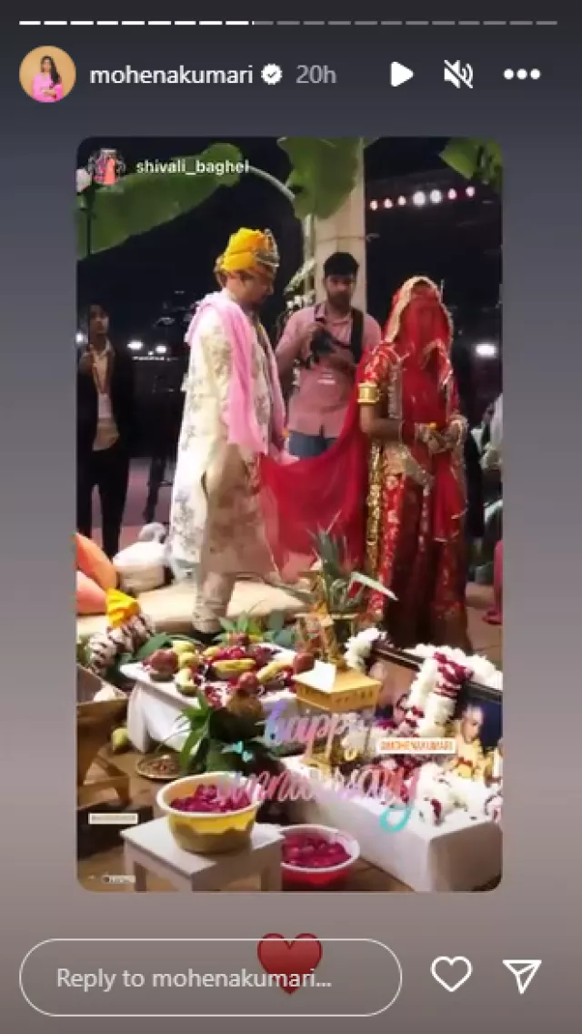 Mohena Kumari Drops Unseen Video From 'Saat Phere' With Suyesh Rawat On ...