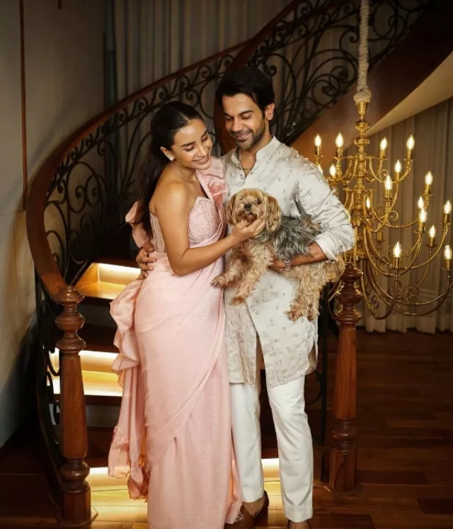 Rajkumar Rao And Patralekha Celebrate First Diwali Post-Marriage, They ...