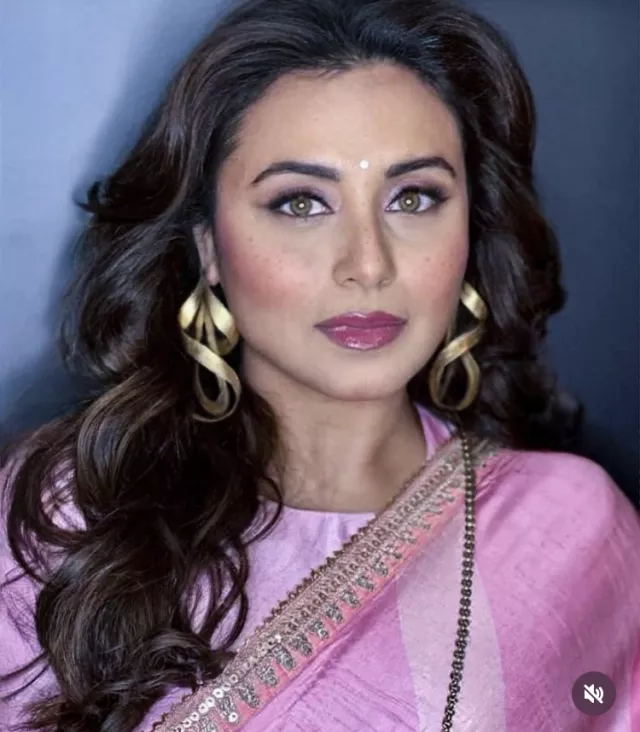 Rani Mukerji Dons Black Chanderi Raw Silk 'Maa' Sportee Saree From ...