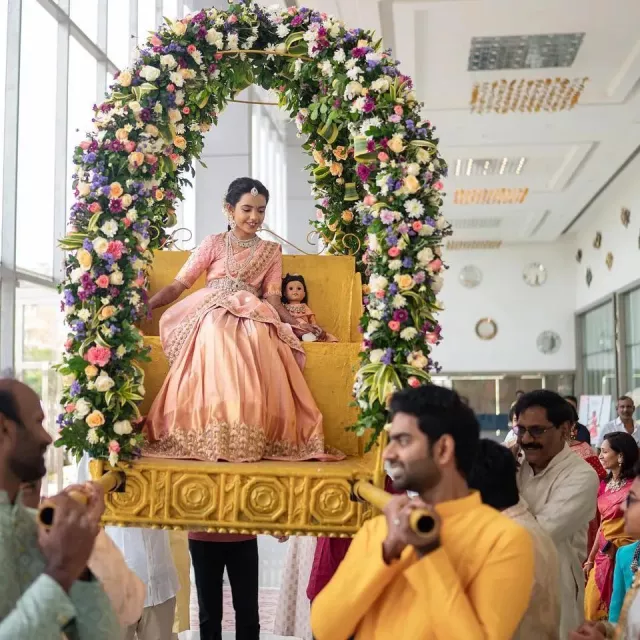 South Indian's Half-Saree Ritual: Young Girls Acing Manish Malhotra To ...