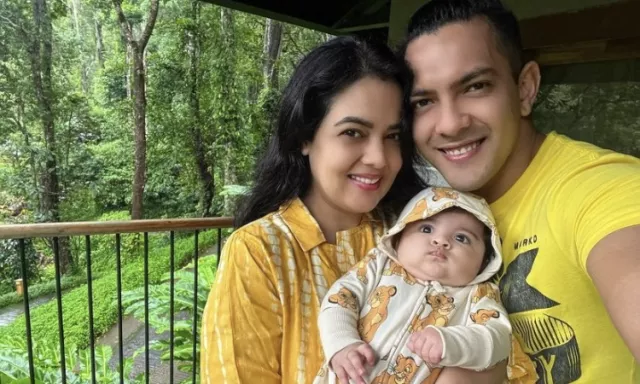 Aditya Narayan's Baby Tvisha Enjoys Sun Bathing In The Maldives, Mom ...