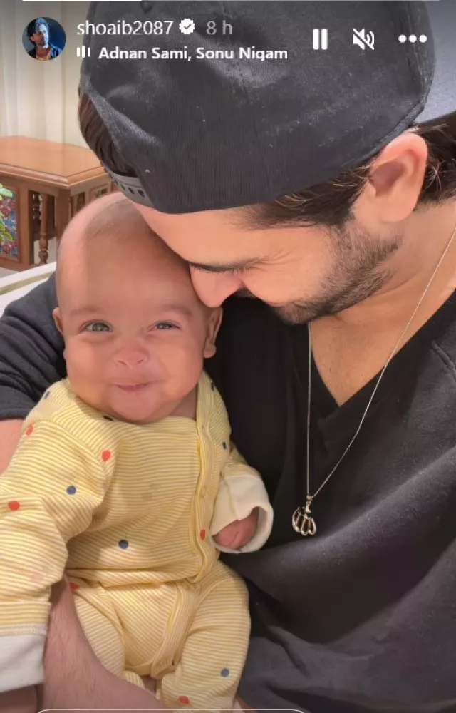 Shoaib Ibrahim Drops A Special Snapshot With Son, Ruhaan, The Latter's ...