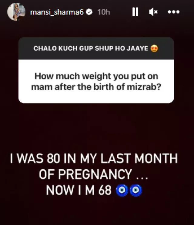 Mansi Sharma Finally Reveals Baby Girl, Mizrab's Cutesy Face, Mentions ...