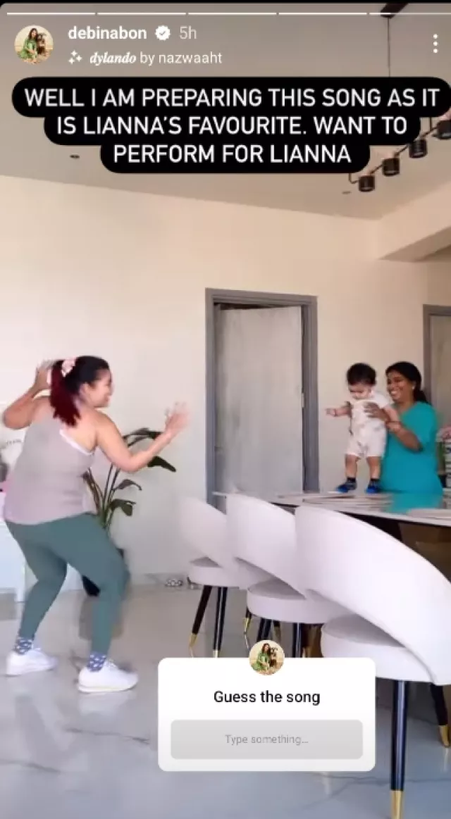 Debina Bonnerjee Aces Mom Duties As She Prepares A Dance For Daughter ...