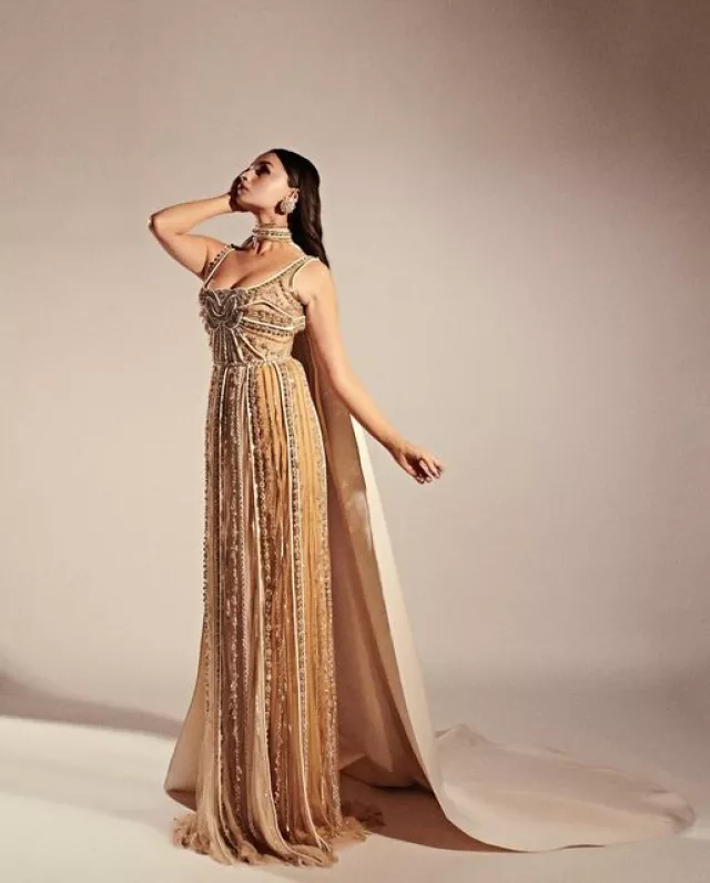 Alia Bhatt Donned A Custom-Made Elie Saab Gown With A Matching Sheer ...