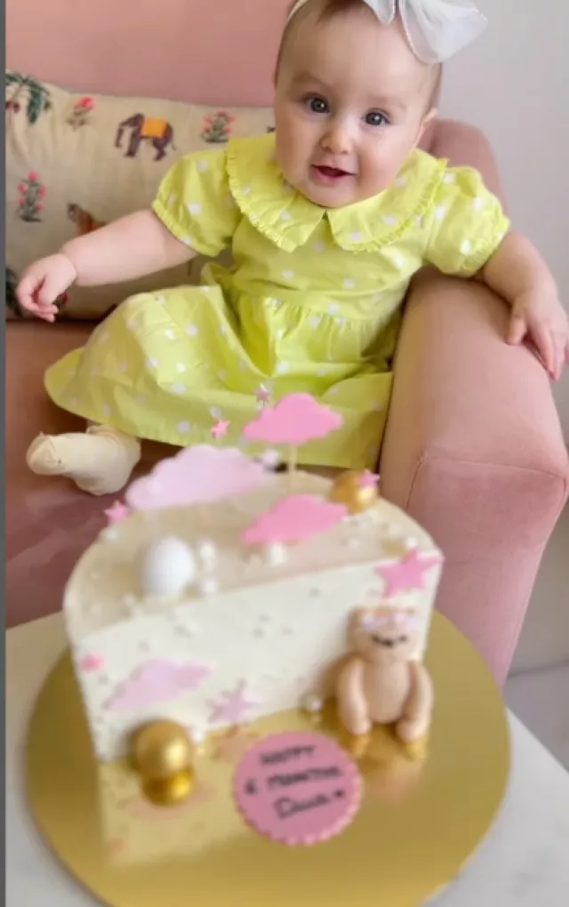 Ayaz Khan Celebrates His Baby Girl, Dua's Six-Month Birthday, Cuts A ...