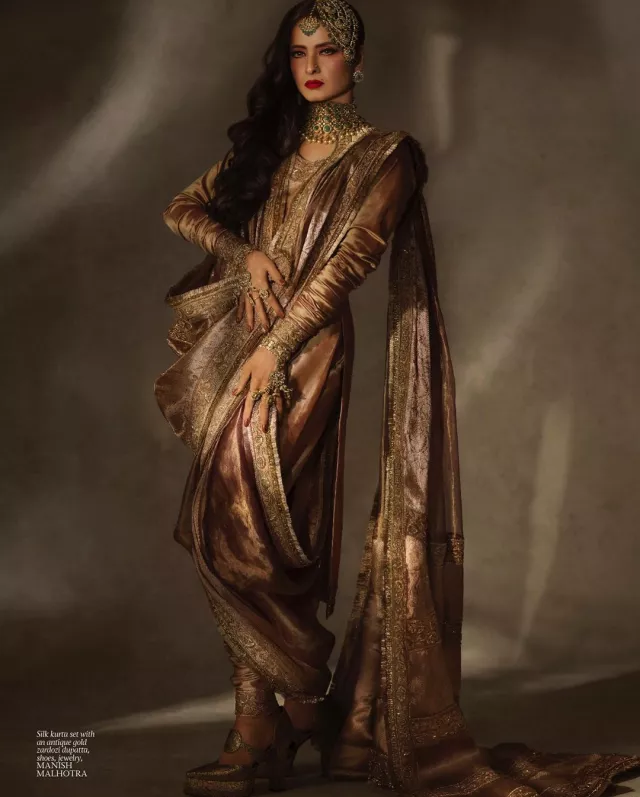 Rekha Looks Completely Unrecognizable As Myntra Reimagines Her As ...