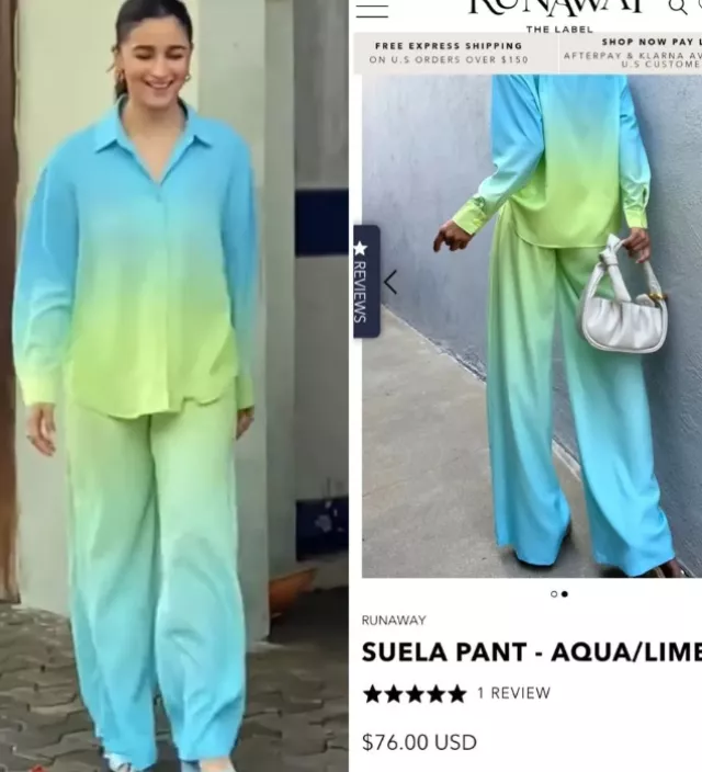 Alia Bhatt Looks Uber-Cool In A Gradient Co-Ord Set Worth Rs. 11K ...