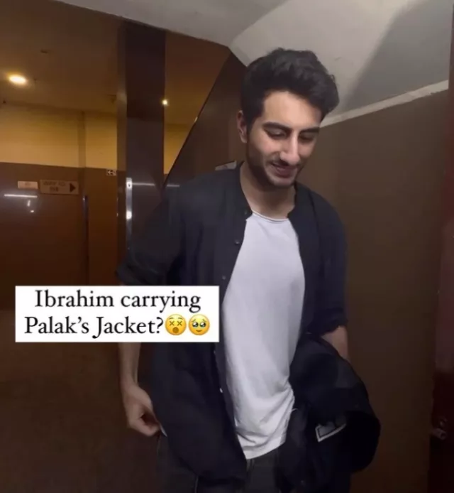 Ibrahim Ali Khan Carries Rumoured GF, Palak Tiwari's Jacket After Movie ...