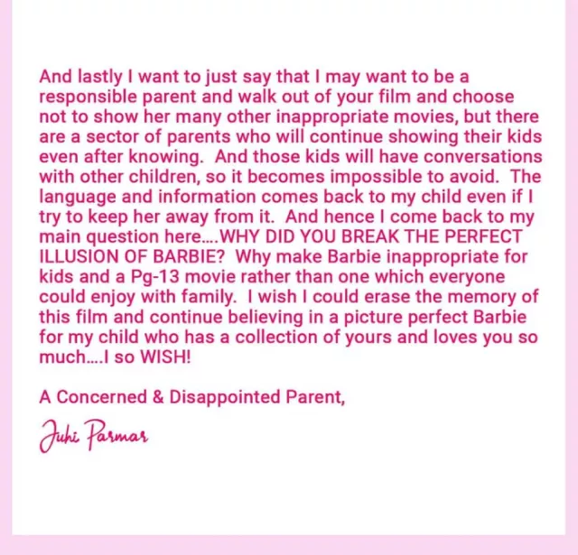 Juhi Parmar Calls Out 'Barbie' Makers For Showing Inappropriate Content ...